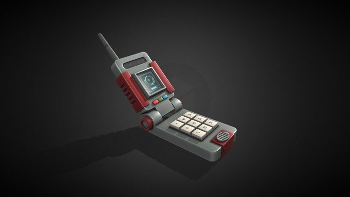 ArtStation - Stylized Cell Phone