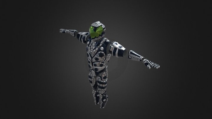 ArtStation - Sci-Fi Metal Armor Heavy