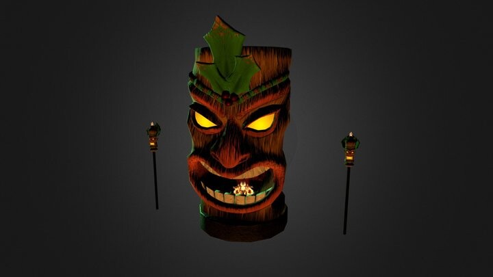 ArtStation - Elf Tiki Torches