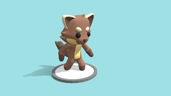 ArtStation - Pine Marten from Super Animal Royale