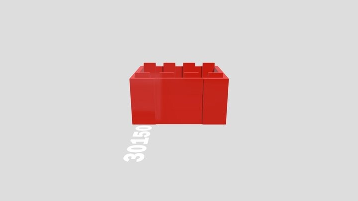 ArtStation - LEGO Part 30150 - 3x4 Crate Element