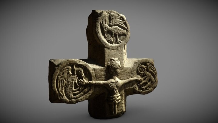 ArtStation - Stone cross