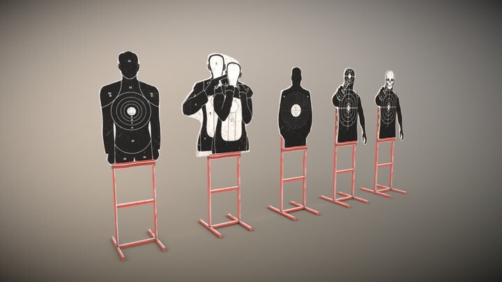 ArtStation - Wooden practice targets