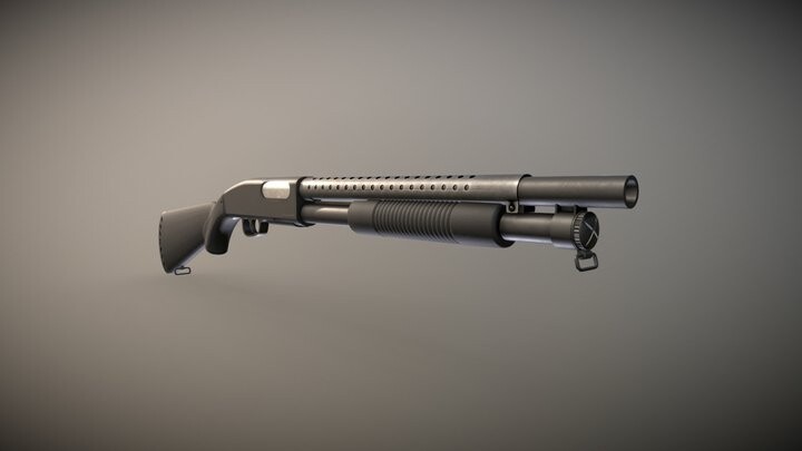 ArtStation - M58A shotgun