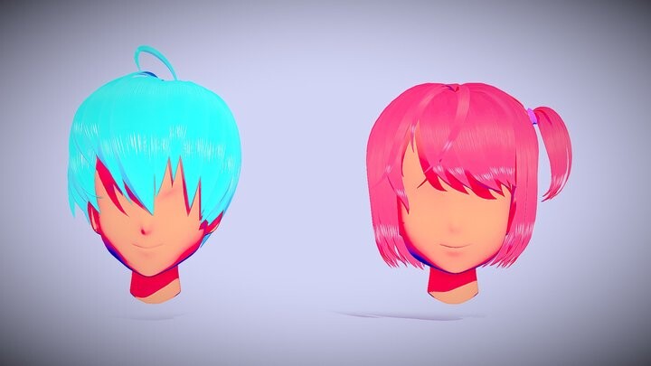 ArtStation - Anime Hair