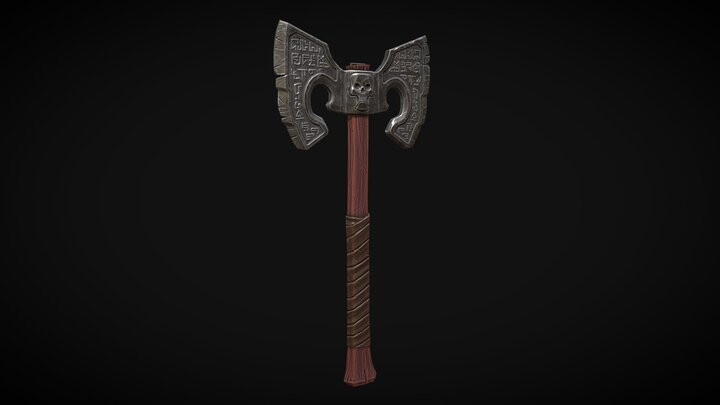 ArtStation - Cursed Berserker Axe
