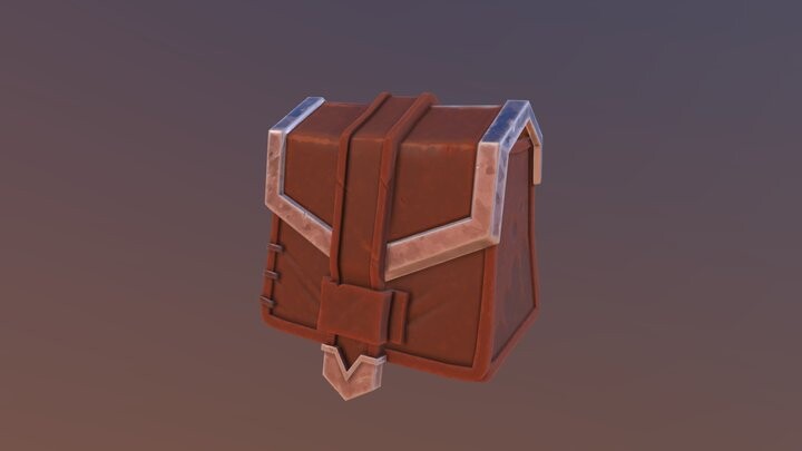 ArtStation - Study: Stylized Leather Bag