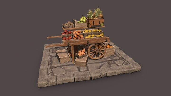 ArtStation - Fruit Cart