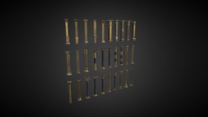 ArtStation - 4K Classic Columns
