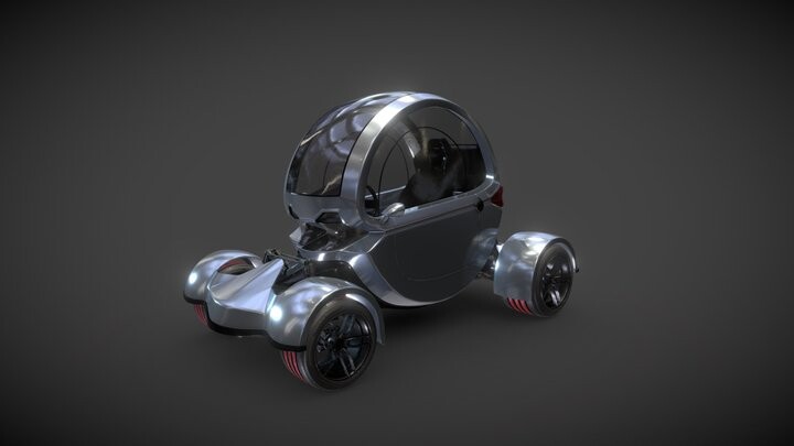ArtStation - Pod Electric Car