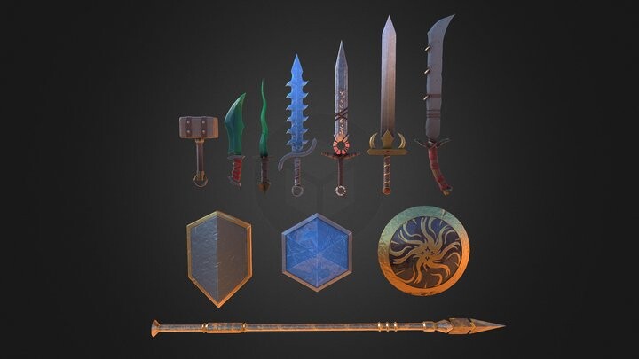 ArtStation - Medieval Fantasy Armory Collection