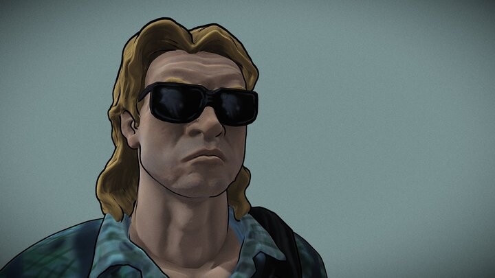 ArtStation - John Nada from "They Live" (1988)
