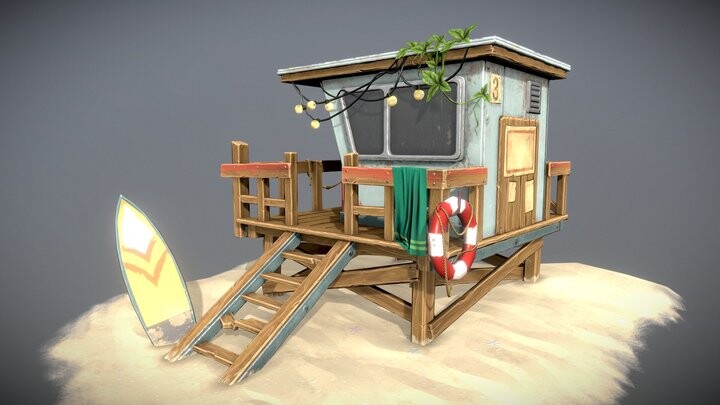 ArtStation - Beach House