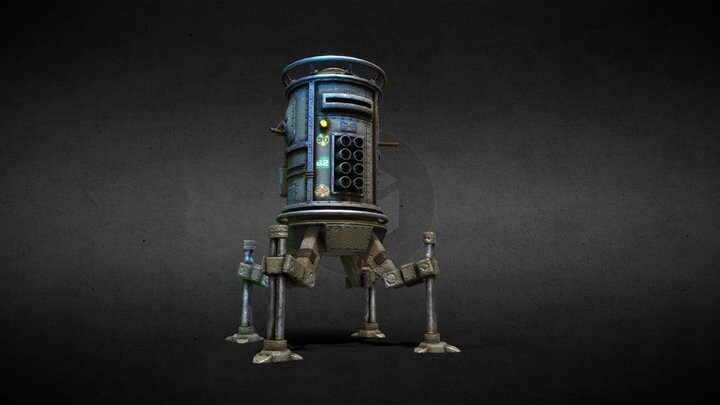 ArtStation - Steam punk mech