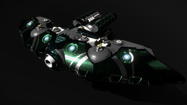 ArtStation - Ankla Alien Battleship