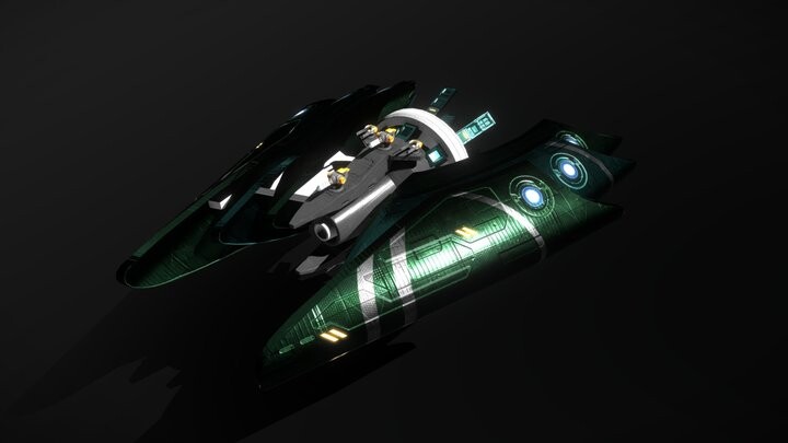 ArtStation - Ankla Alien Battlecruiser