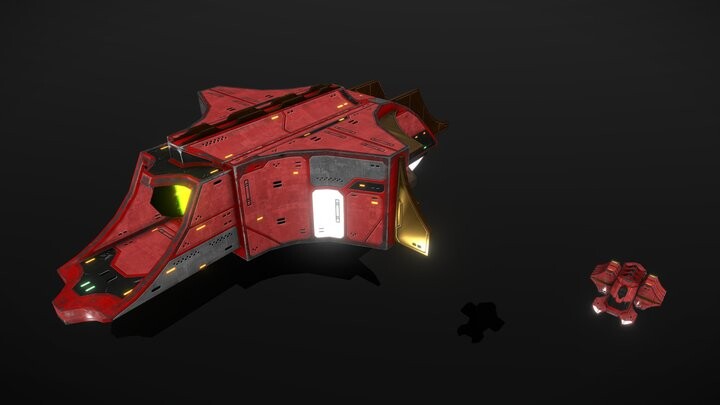 ArtStation - Thaalian Empire Resource Ships