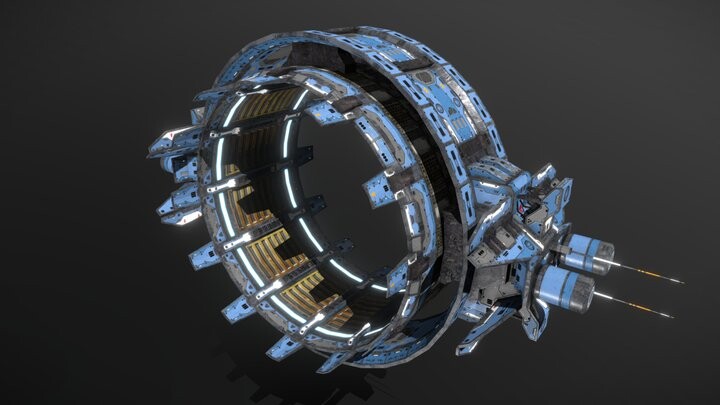 ArtStation - Scifi Jumpgate Type II