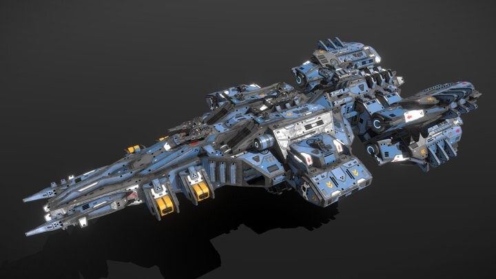 ArtStation - Scifi Destroyer Phoenix