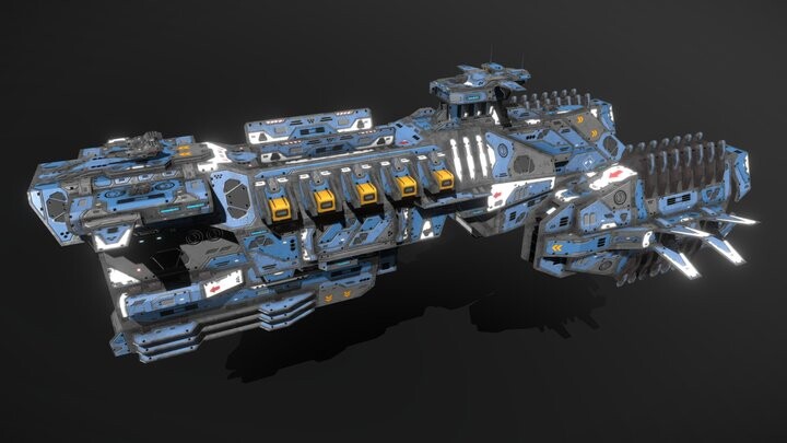 ArtStation - Scifi Destroyer Titan