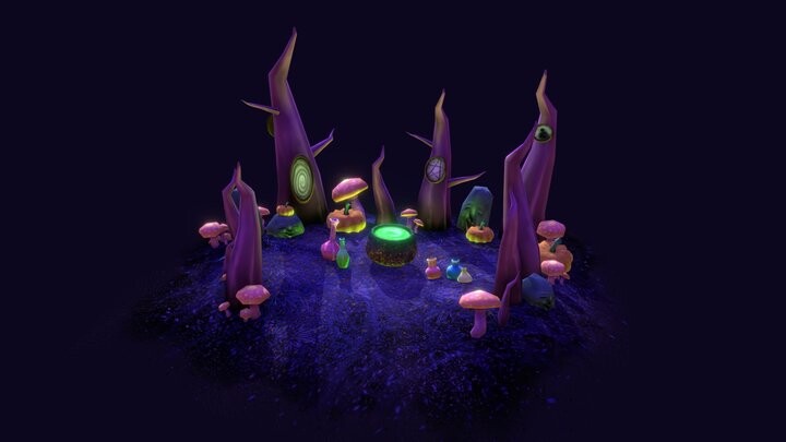 ArtStation - WITCHES FOREST