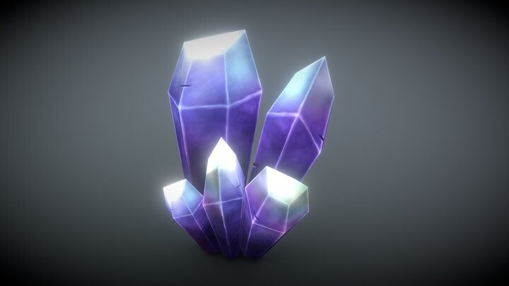 ArtStation - Crystal (hand-painted)