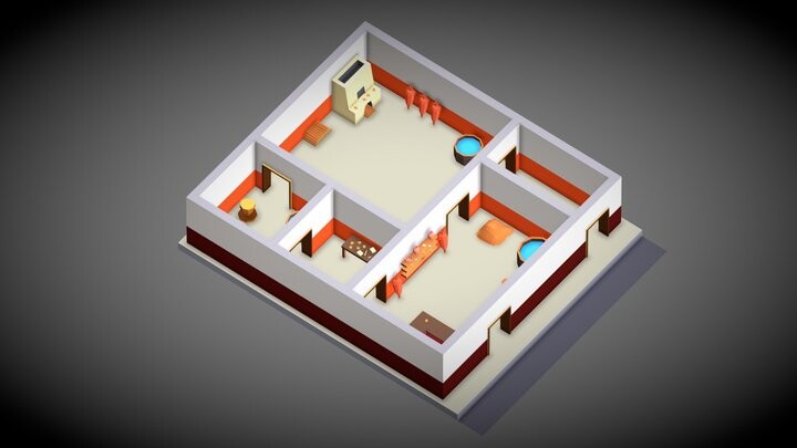 ArtStation - Ancient Roman Pottery Workshop (Low-Poly)