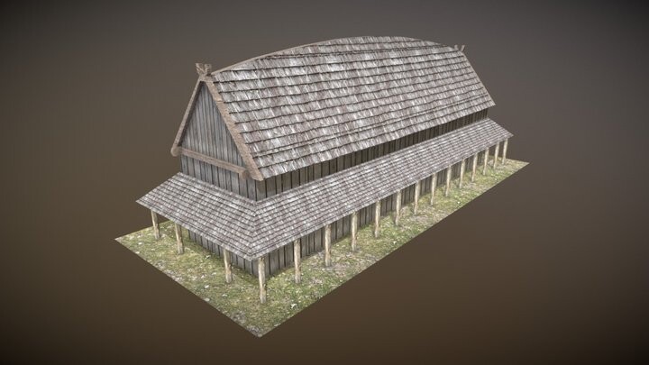 ArtStation - Viking Longhouse