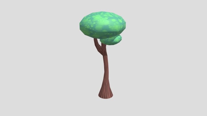 ArtStation - Low Poly Trees Versions 1-3