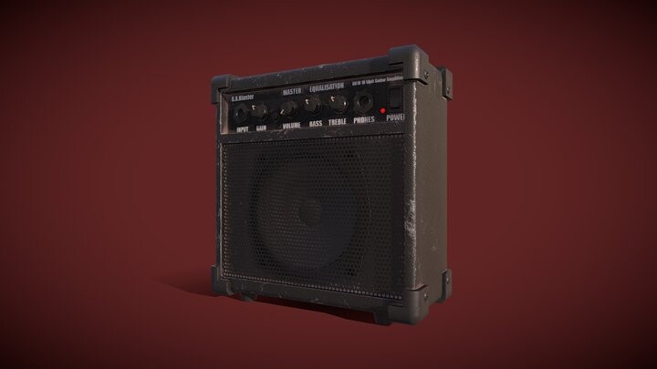 ArtStation - Electric Guitar Amp