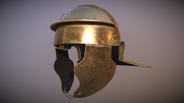 ArtStation - Auxiliary Infantry helmet type B Mainz