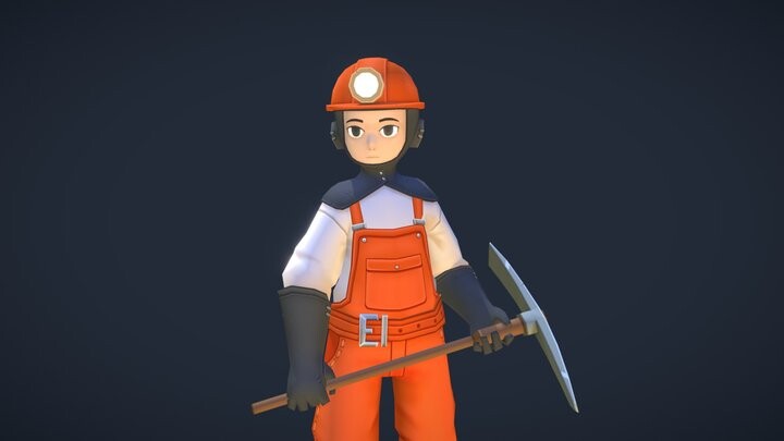 ArtStation - Miner (Game character concept)
