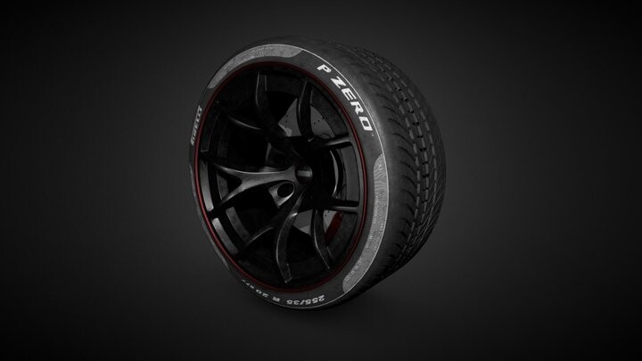 ArtStation - Pirelli P Zero Car Tyre