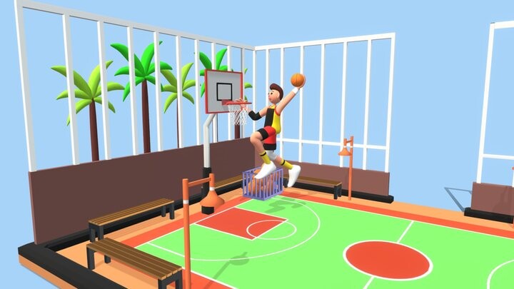 ArtStation - 3D MODELING BASKETBALL