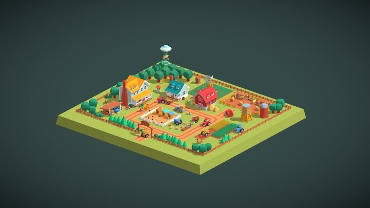 ArtStation - Farm Game, Asset Design