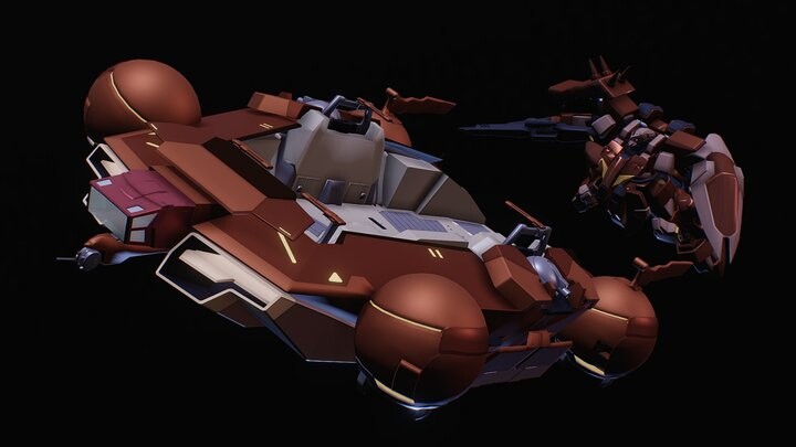 ArtStation - GALCEZON and MESSER from Gundam Hathaway's Flash