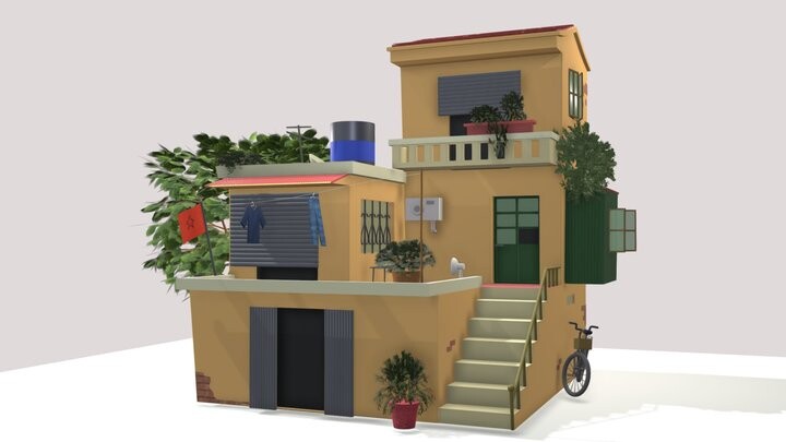 ArtStation - Edificio Cartoon