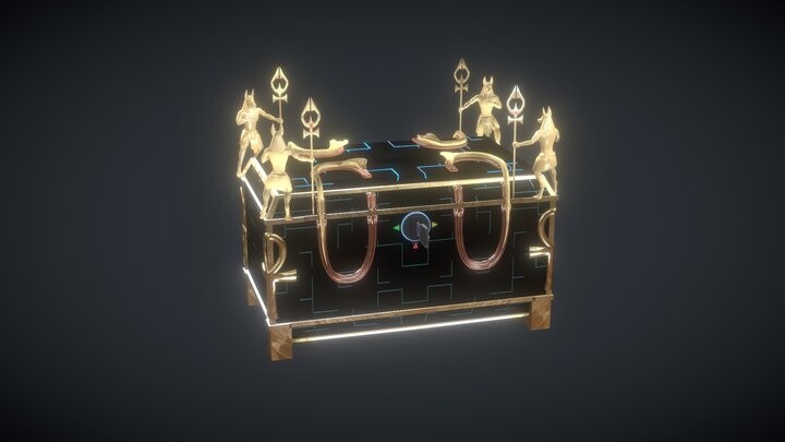 ArtStation - Egyptian tech chest