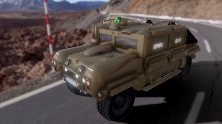 ArtStation - FALLOUT4: DOA_Mod- Enclave Humvee