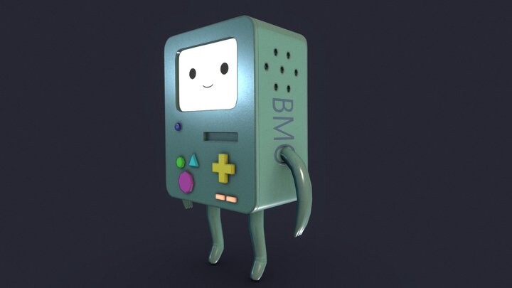 ArtStation - BMO from the cartoon "Adventure Time"