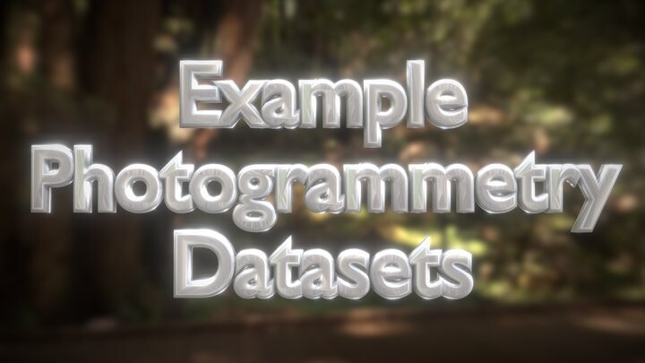 ArtStation - Example Photogrammetry Datasets - free