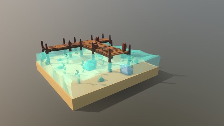 ArtStation - Pier Diorama
