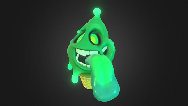 ArtStation - Ghost Ice Cream