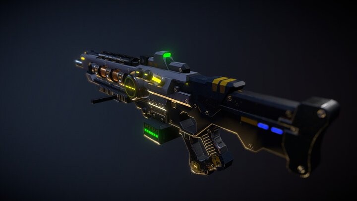 ArtStation - CSO Coil MachineGun