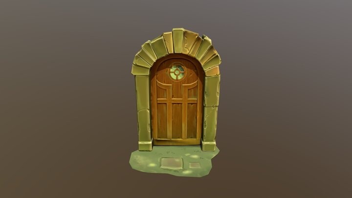 ArtStation - Fantasy Garden Door