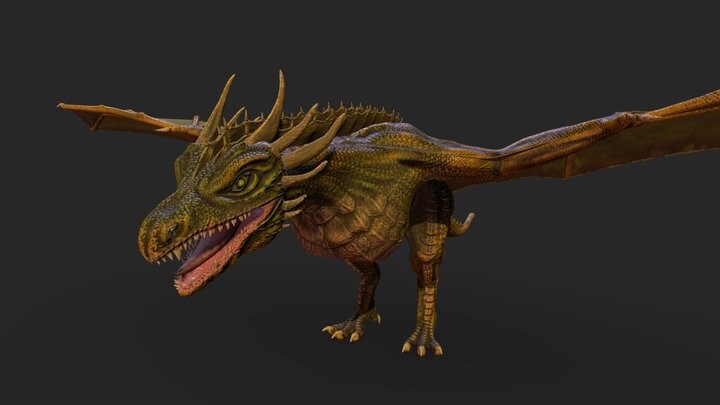 ArtStation - Wyvern Dragon