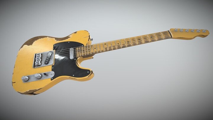 ArtStation - Telecaster Guitar Look Dev