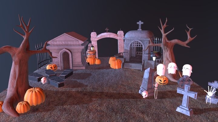 ArtStation - Halloween Environment