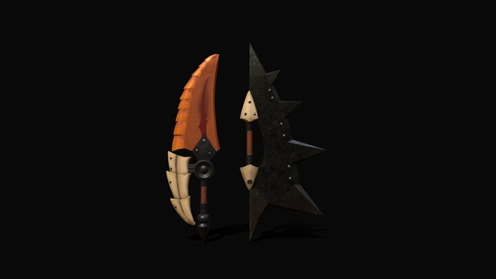 ArtStation - BARIOTH Dual Blade