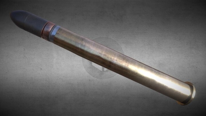 ArtStation - 3,7 cm german WW2 round